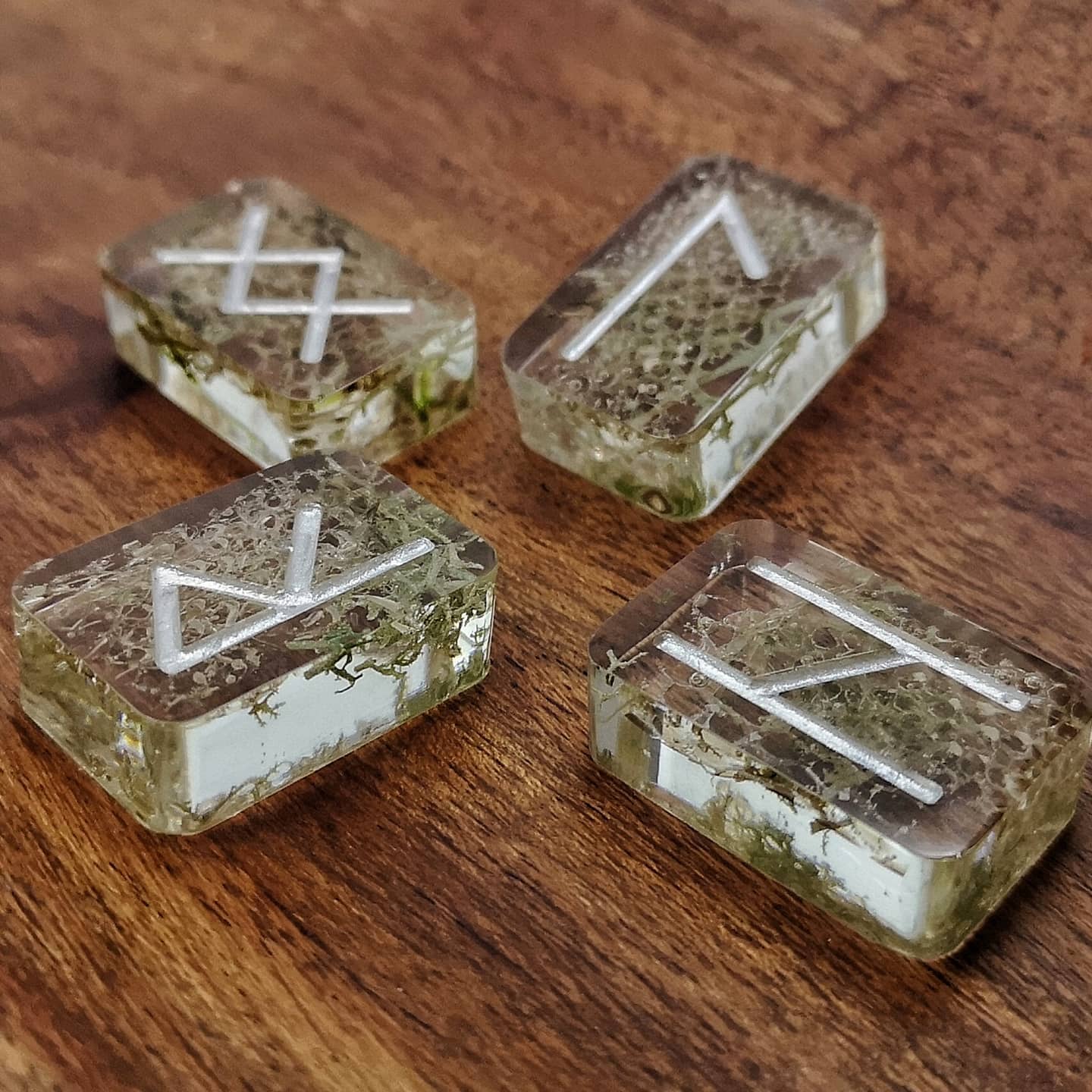 Elder Futhark Rune Set With Genuine, Ethically Sourced Shed Snake Skin ...